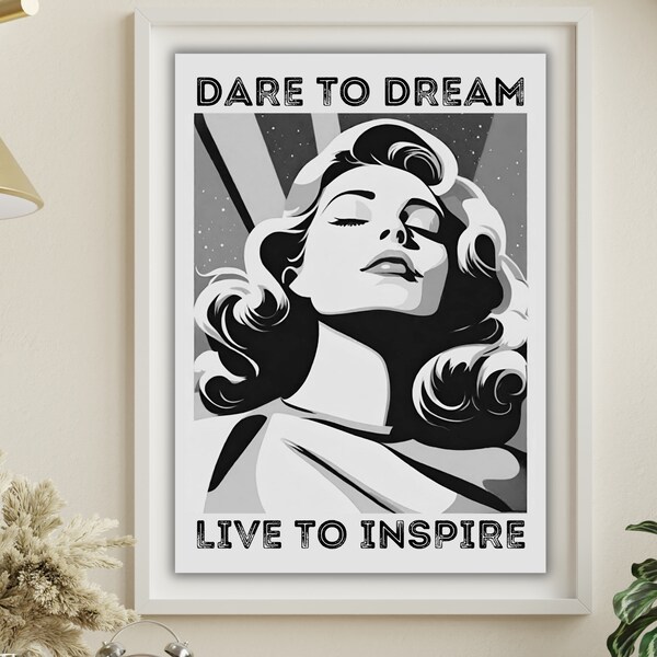 Vintage Dare Poster - Etsy