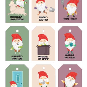 Printable Christmas Tags Pdf - Yule Lads, Yule Cat, and Family ...