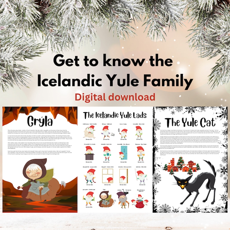 The Story of the Yule Lads Gryla and the Yule Cat Icelandic Yule ...