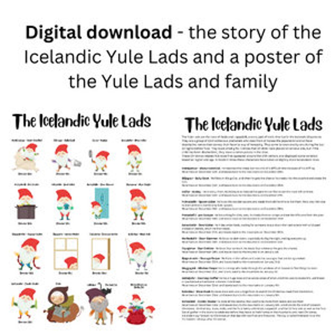 The Story of the Yule Lads Gryla and the Yule Cat Icelandic Yule ...