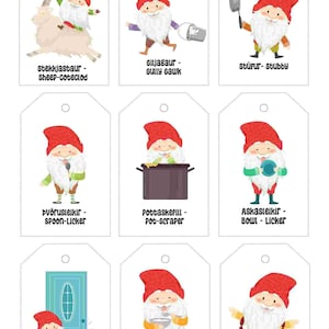 Printable Christmas Tags Pdf - Yule Lads, Yule Cat, and Family ...