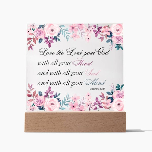 Bible Verse Plaque - Etsy
