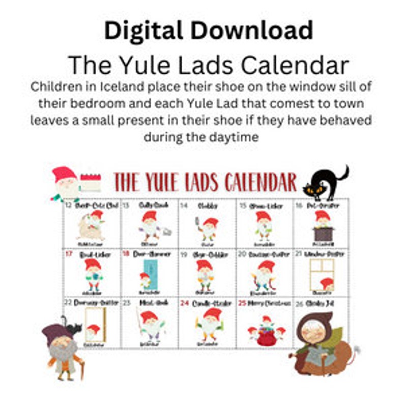 The Story of the Yule Lads Gryla and the Yule Cat Icelandic Yule ...