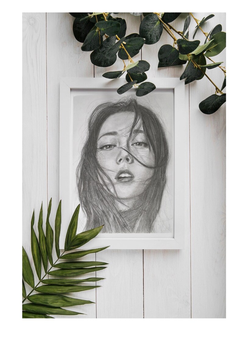 Personalized Realistic A4 Portrait Drawing Family - Etsy