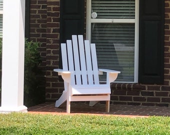 Custom Cedar Adirondack Chair. Add an Ottoman and a Side Table Special ...