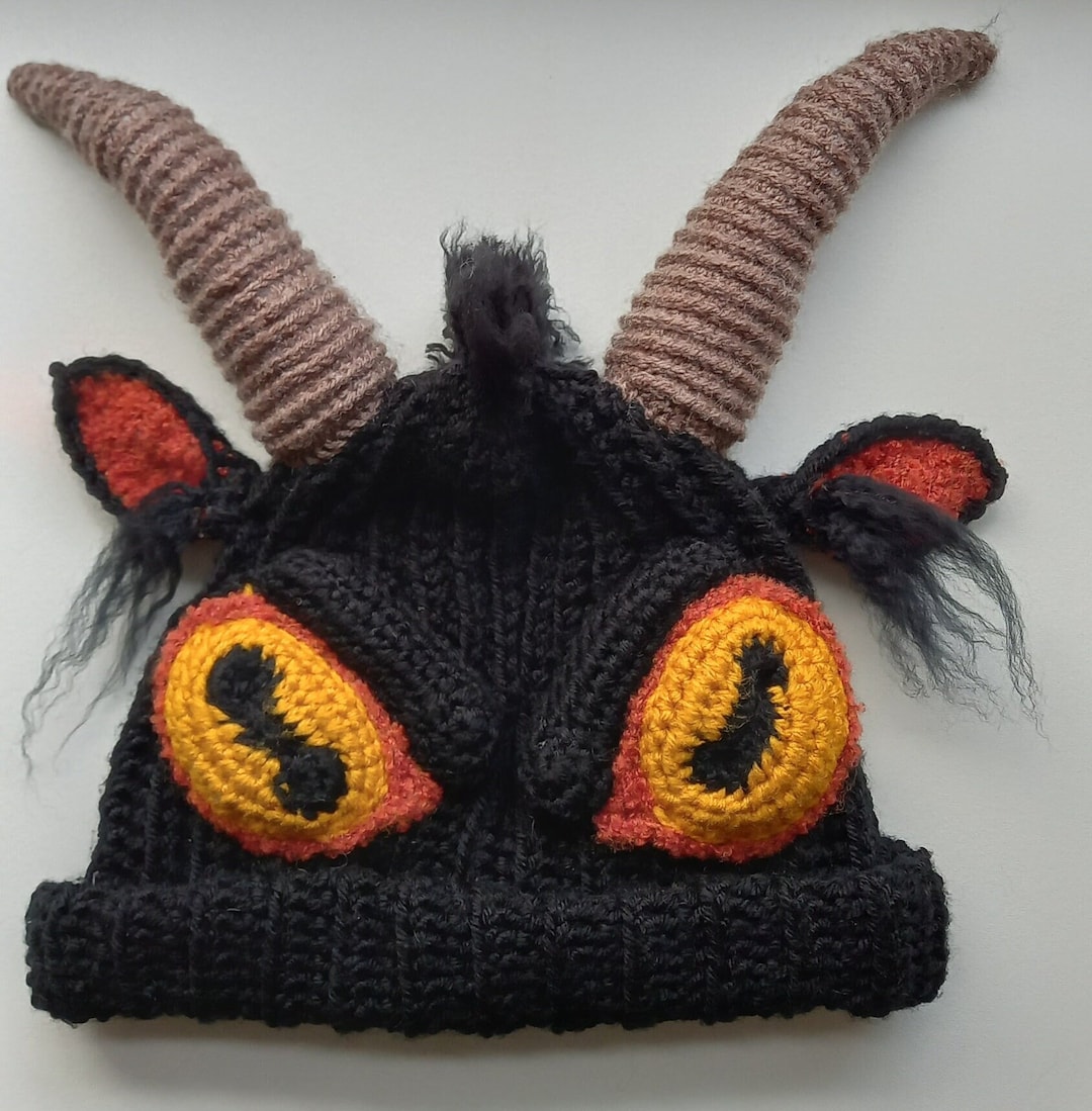 Cryptid Collection Goatman Beanie Pdf Pattern - Etsy