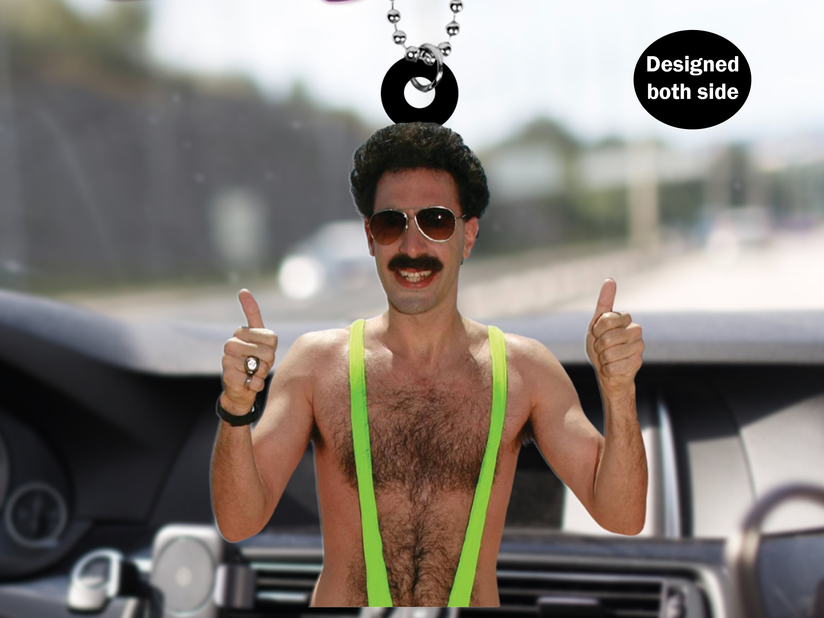 Borat Funny Meme Car Rear View Mirror Ornament Funny Borat - Etsy