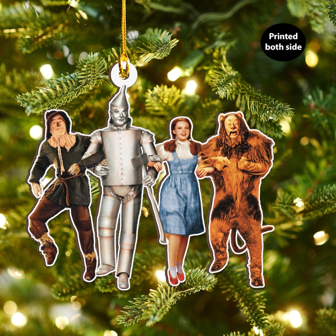 Wizard of Oz Inspired Wood Ornament, Christmas Tree Decor Wood Ornament ...