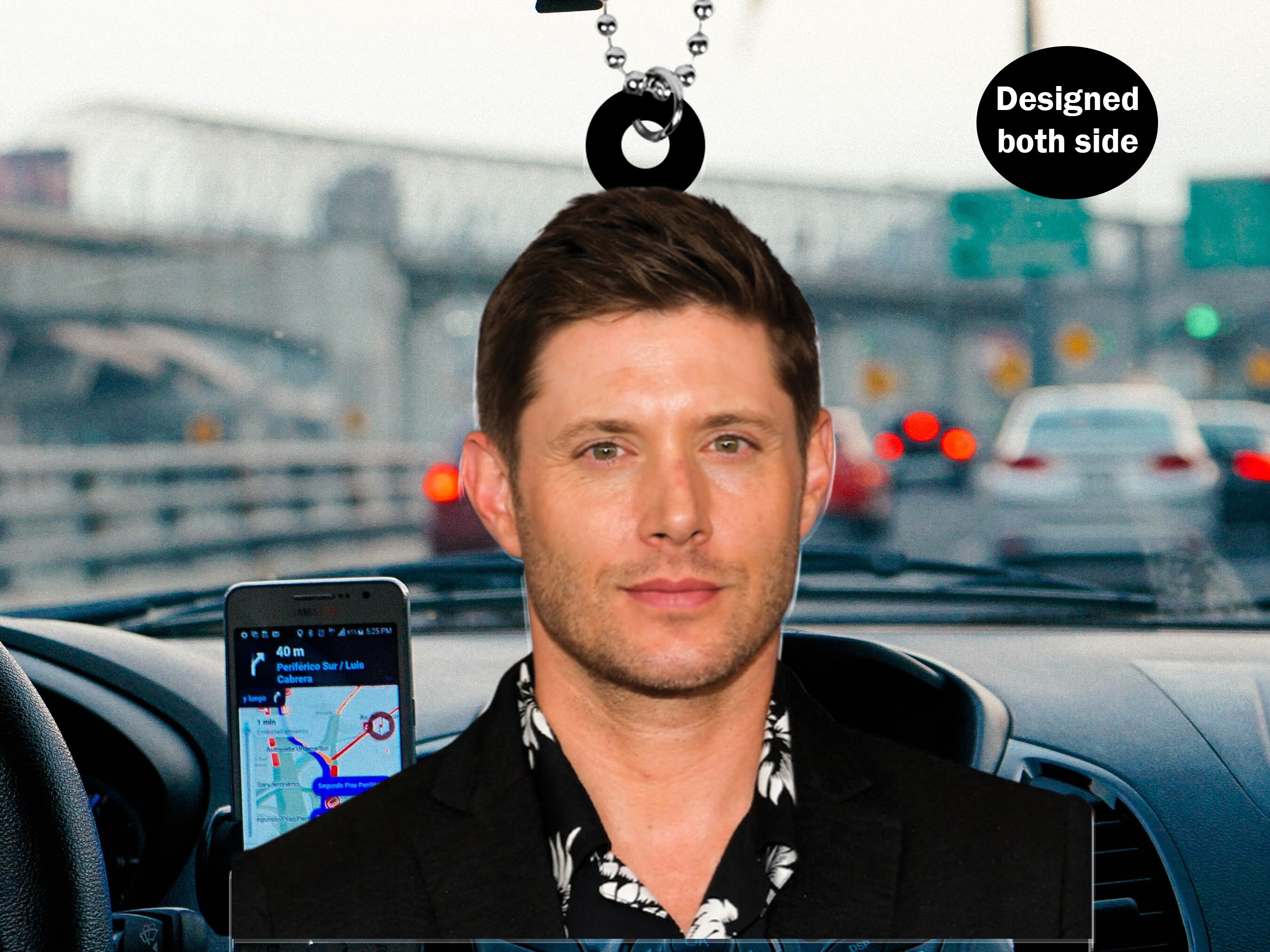 Jensen Ackles Car Rear View Mirror Ornament Jensen Ackles Car - Etsy