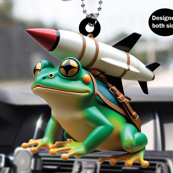 Toad Car Hanging - Etsy