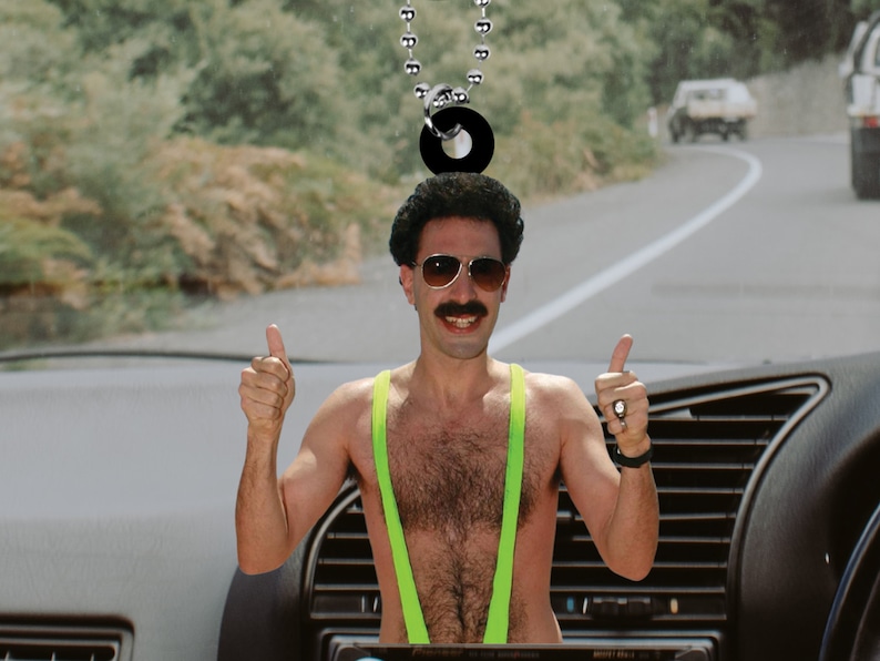 Borat Funny Meme Car Rear View Mirror Ornament Funny Borat - Etsy