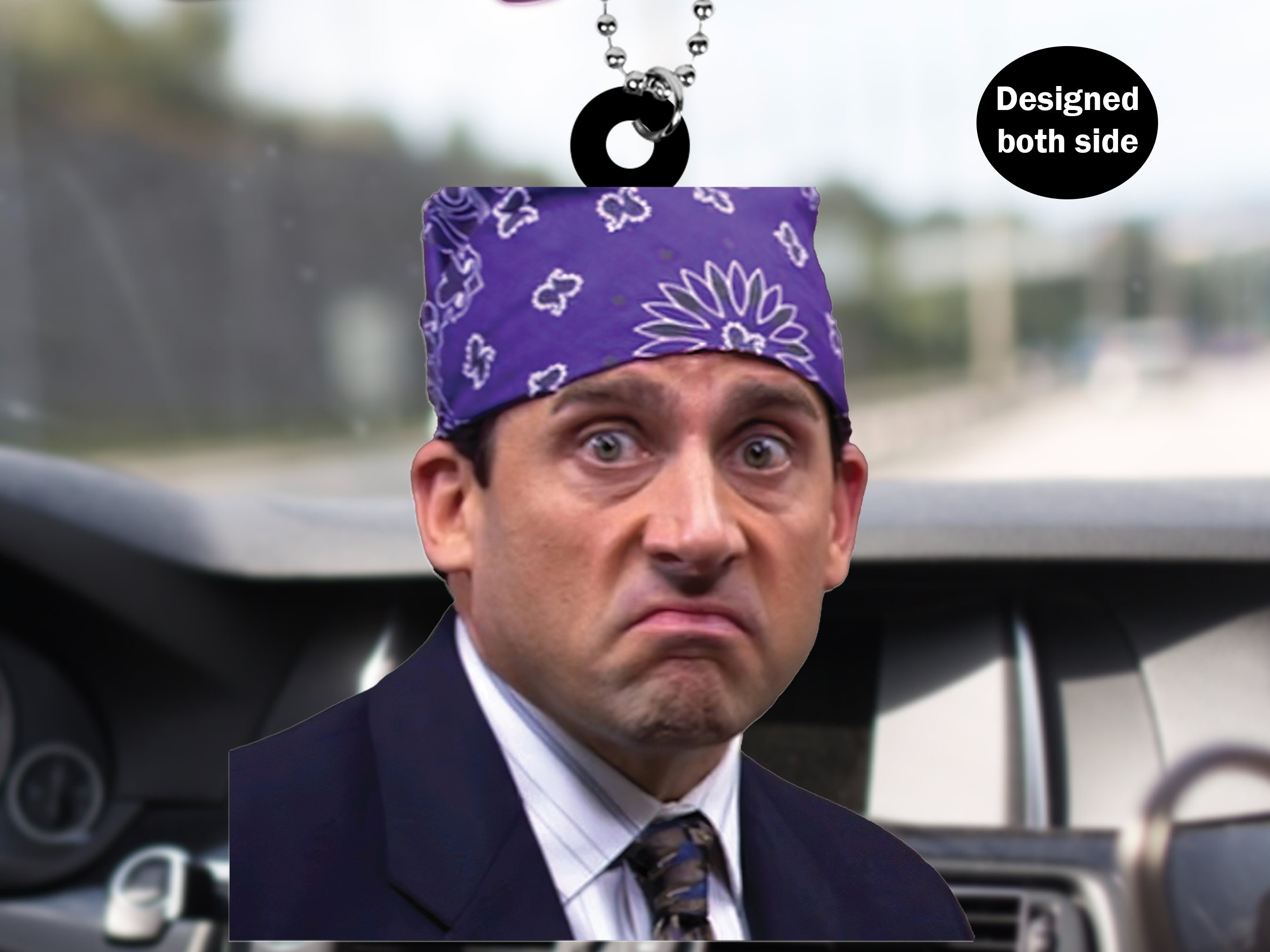 Michael Scott Prison Mike Car Rear View Mirror Ornament Car - Etsy