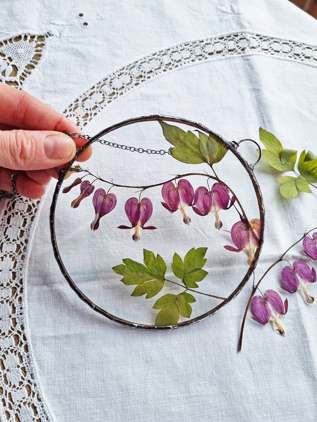 Bleeding Heart Frame, Terrarium Decor. A Piece of Sweden. - Etsy