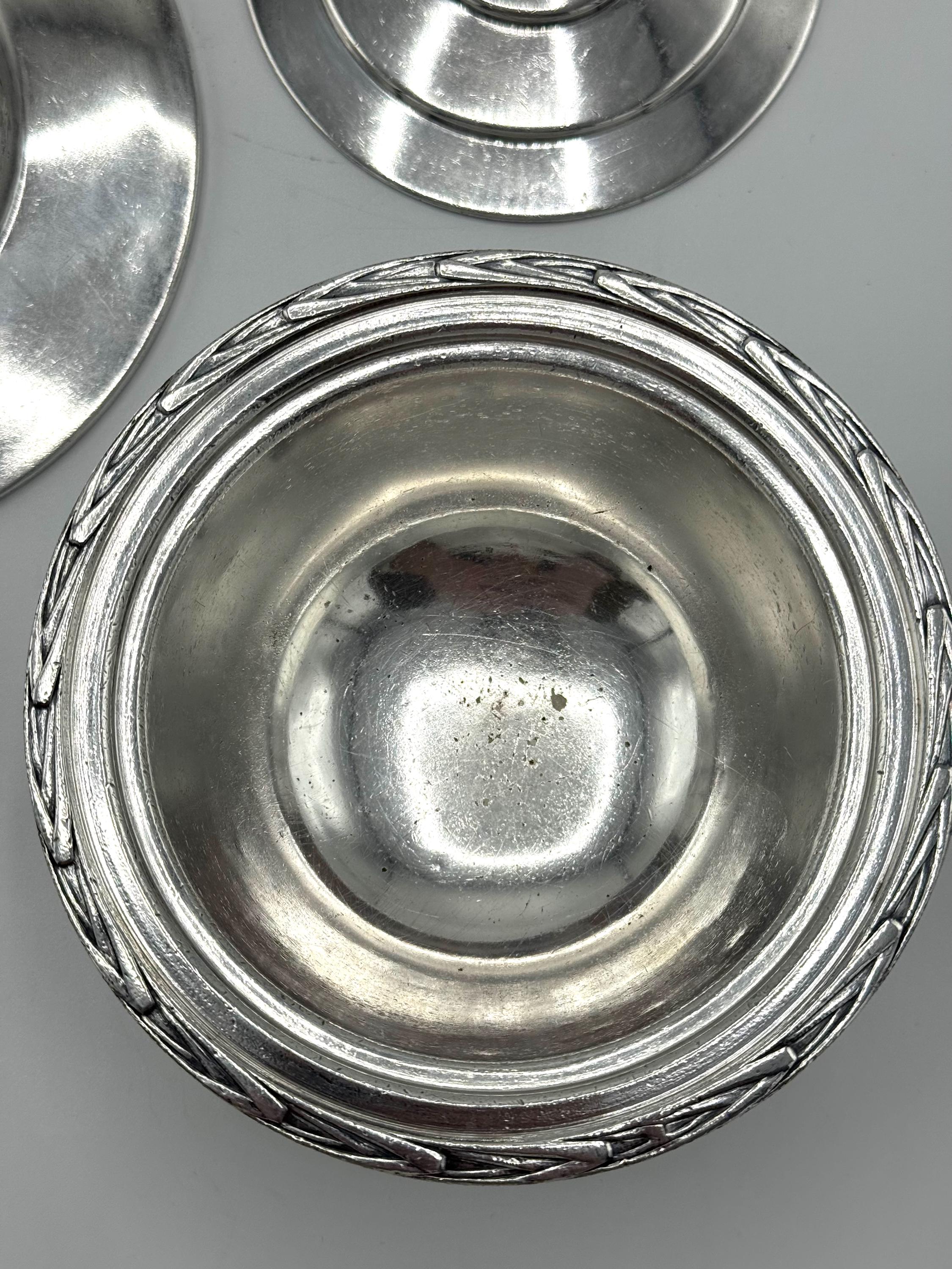 St. Moritz Hotel Silverplate Bowl With Lid & Underplate - NYC ...