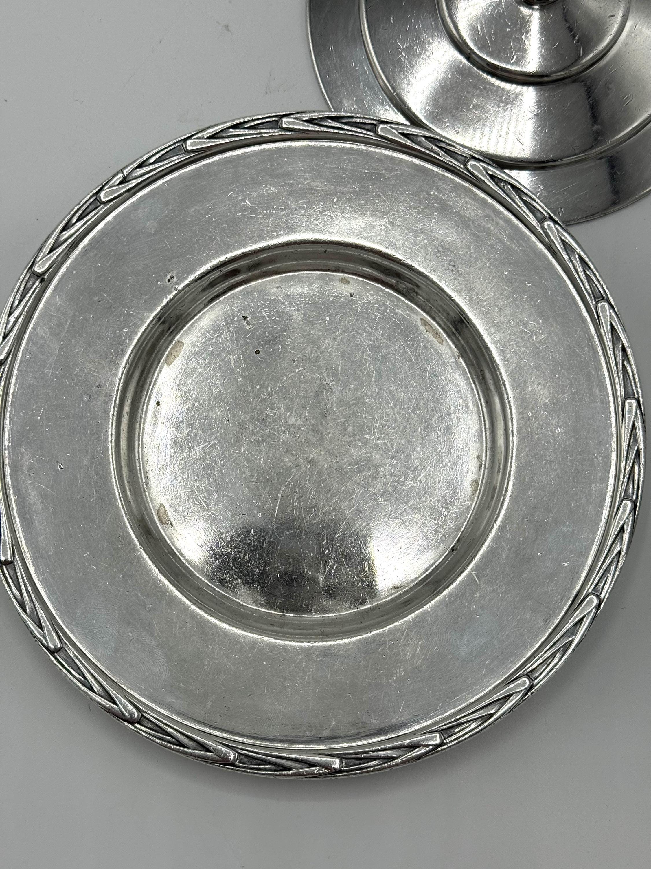 St. Moritz Hotel Silverplate Bowl With Lid & Underplate - NYC ...