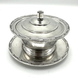 St. Moritz Hotel Silverplate Bowl With Lid & Underplate - NYC ...