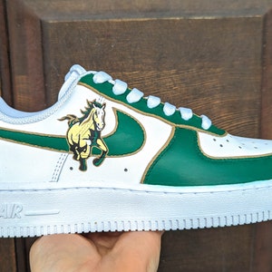 Custom College/university Air Force 1 Sneaker | Cal Poly OR School of ...