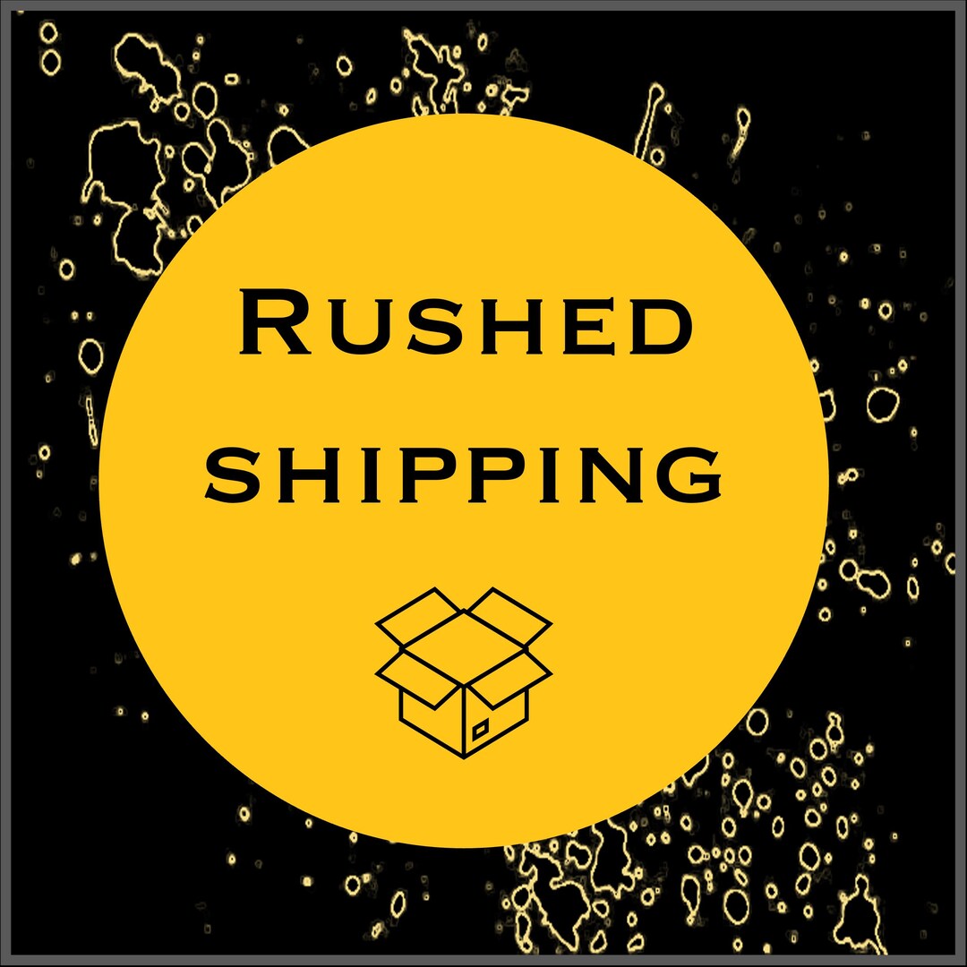 Rushed Shipping - Etsy