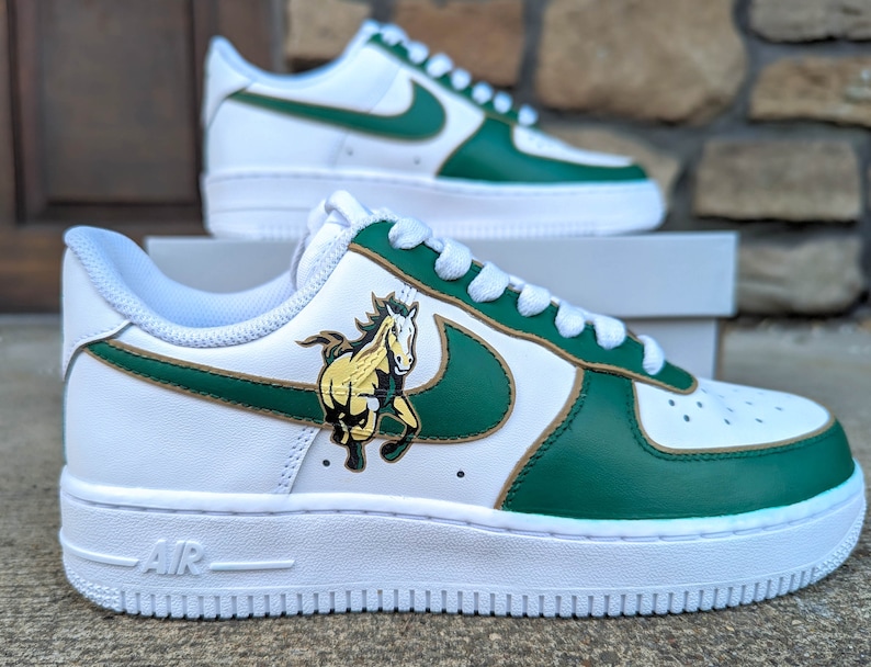 Custom College/university Air Force 1 Sneaker | Cal Poly OR School of ...