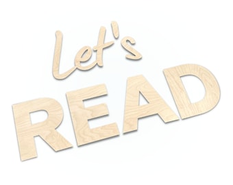 Acrylic Wall Decor Read Sign - Etsy