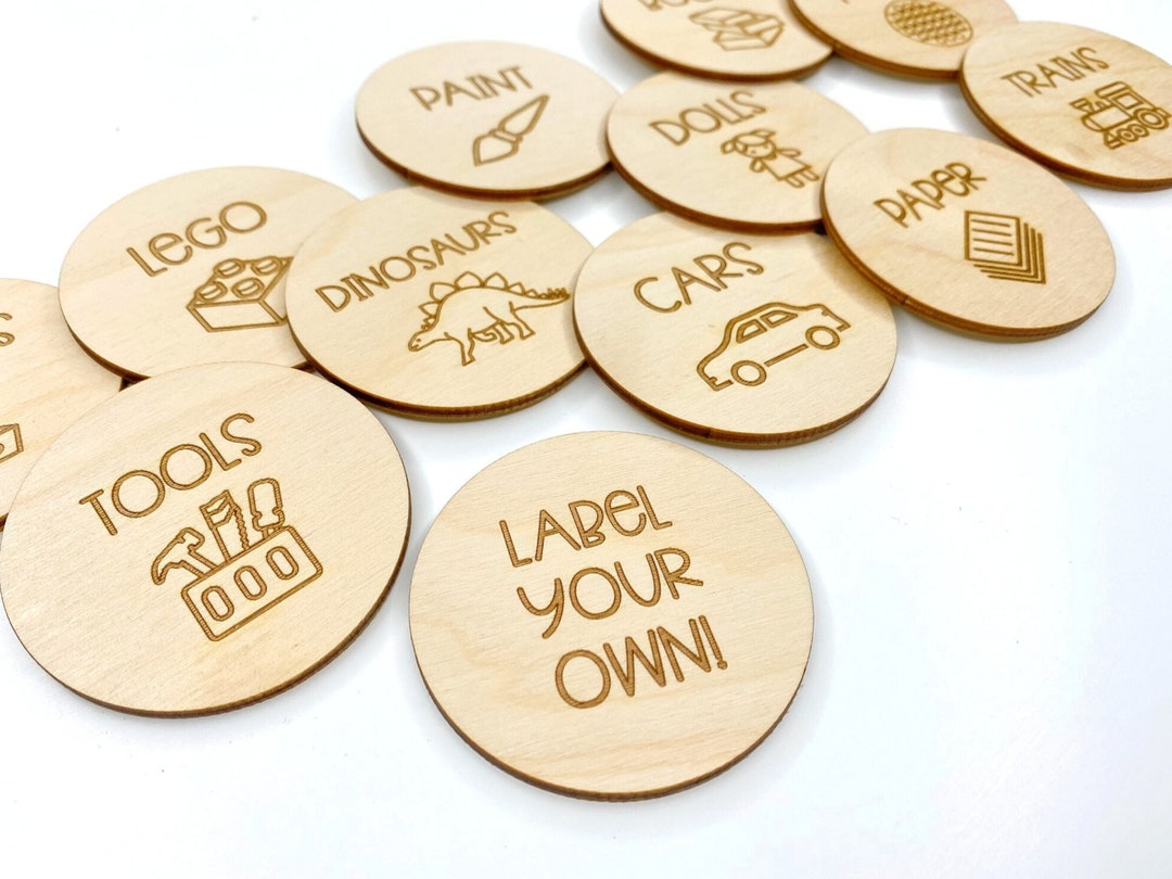 Personalised Wooden Toy Box Labels - Custom Trofast Storage Tags - Etsy