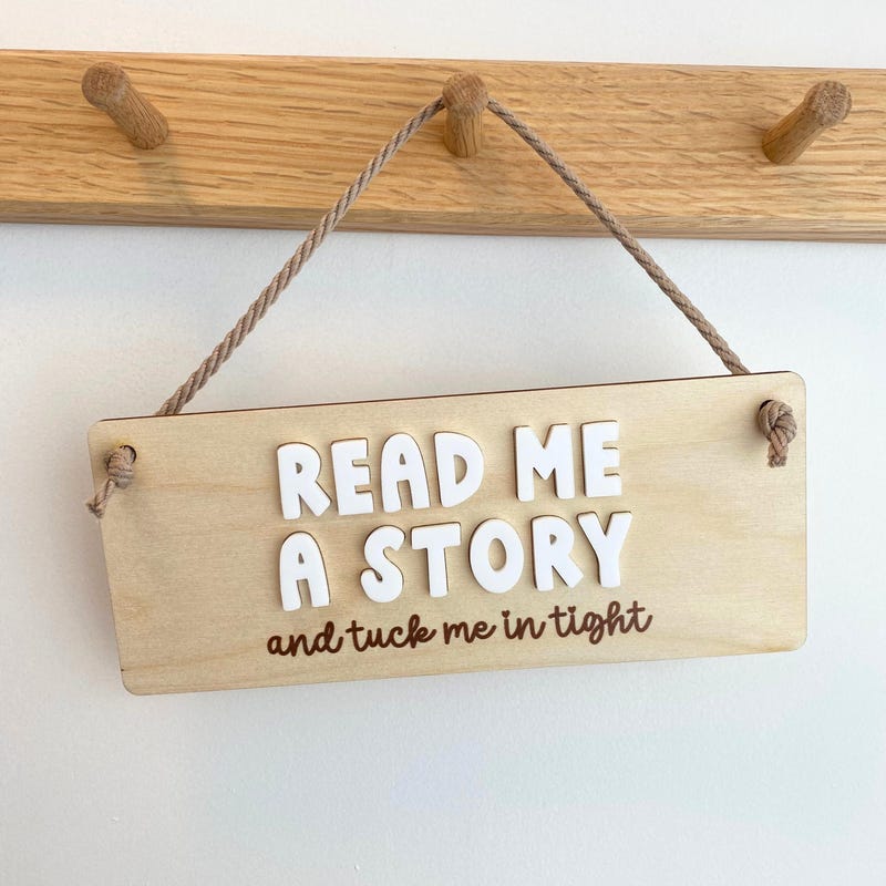 Read Me a Story Sign - Etsy