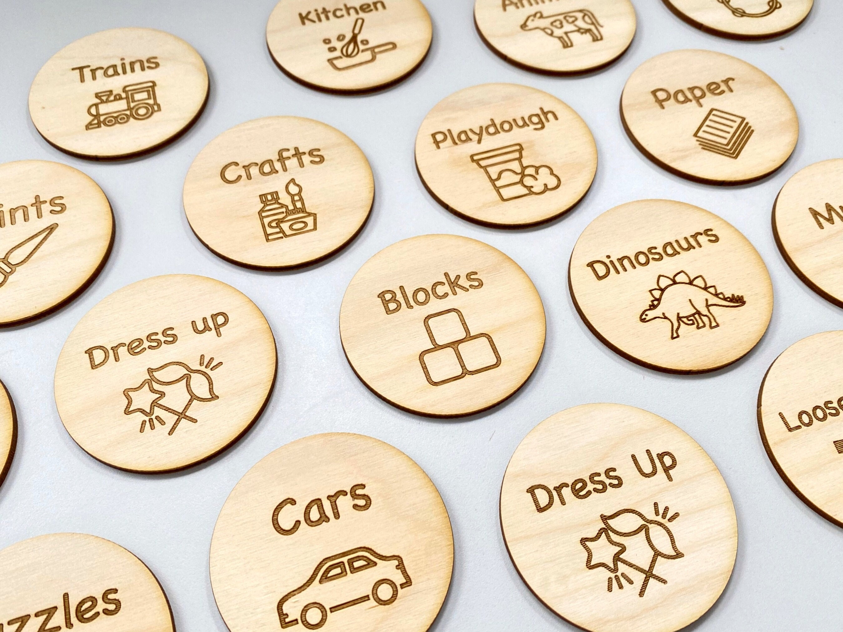 Toy Box Storage Tags Wooden Trofast Labels Playroom Decor - Etsy