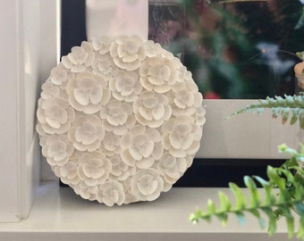 Framed Seashell Wall Mosaic Natural Sea Shells Coastal Nautical Wall ...