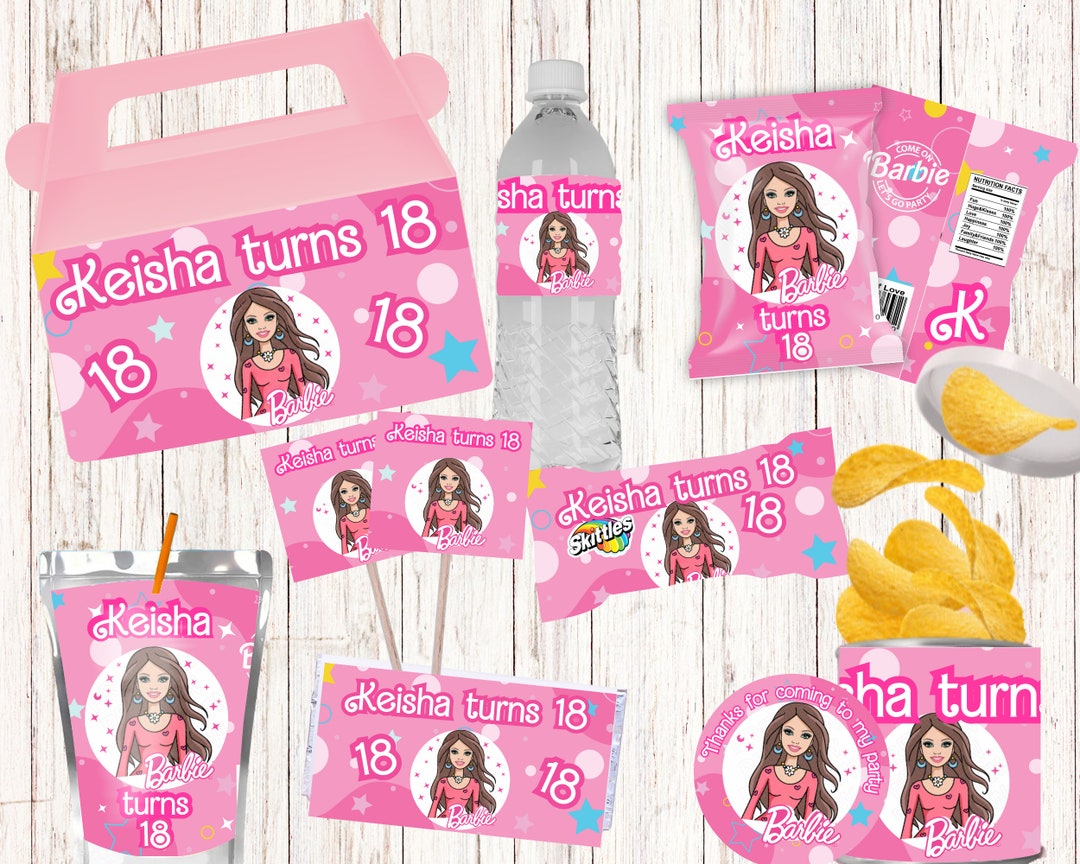 Barbie Party Package Barbie Birthday Printables Party Kit DIGITAL FILES ...