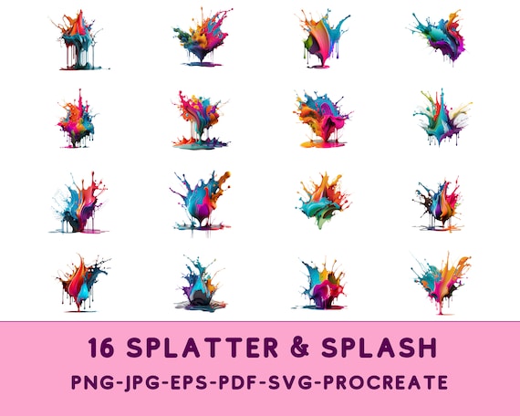 Paint Splatter 3d