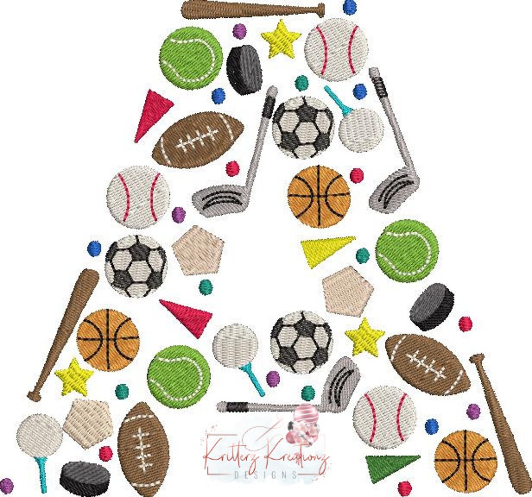 Sports Alphabet. Letter A Sports Balls. Soccer. Baseball. Basketball ...