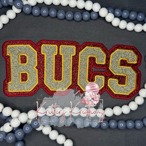Bucs Varsity Double Applique Design. Bucs Varsity Offset Applique ...