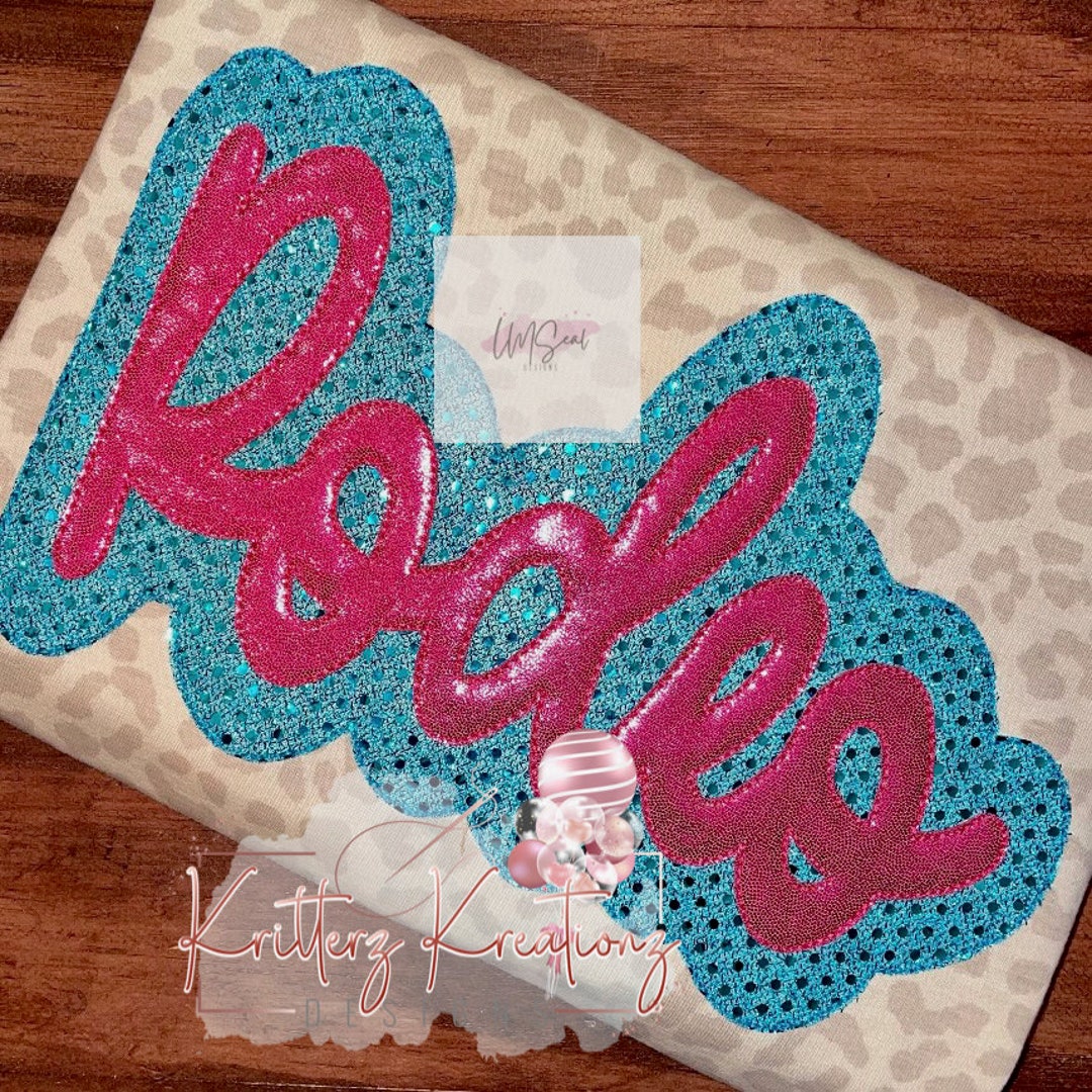 Rodeo Double Applique Design. Rodeo Offset Applique Design. Western ...