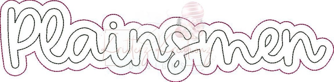 Plainsmen Double Applique Design. Plainsmen Offset Applique Design ...