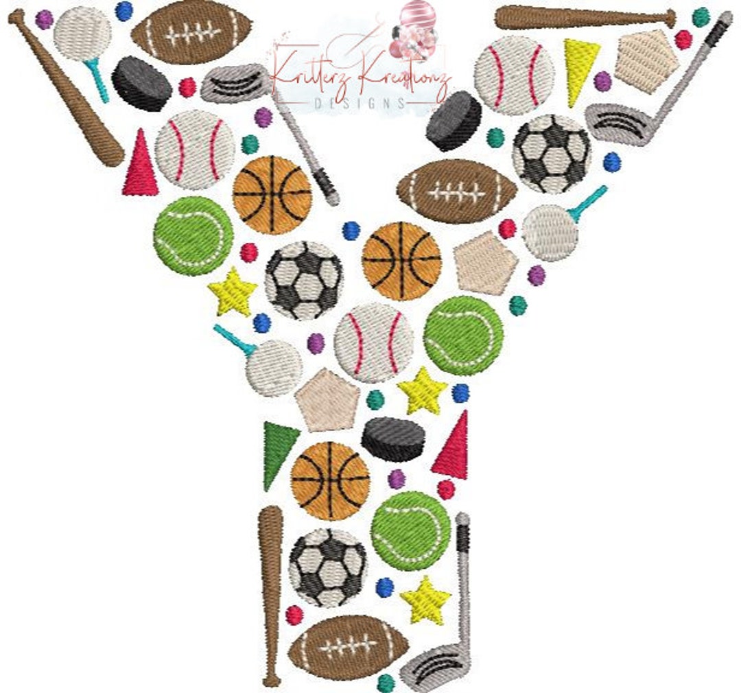 Sports Alphabet. Letter Y Sports Balls. Soccer. Baseball. Basketball ...