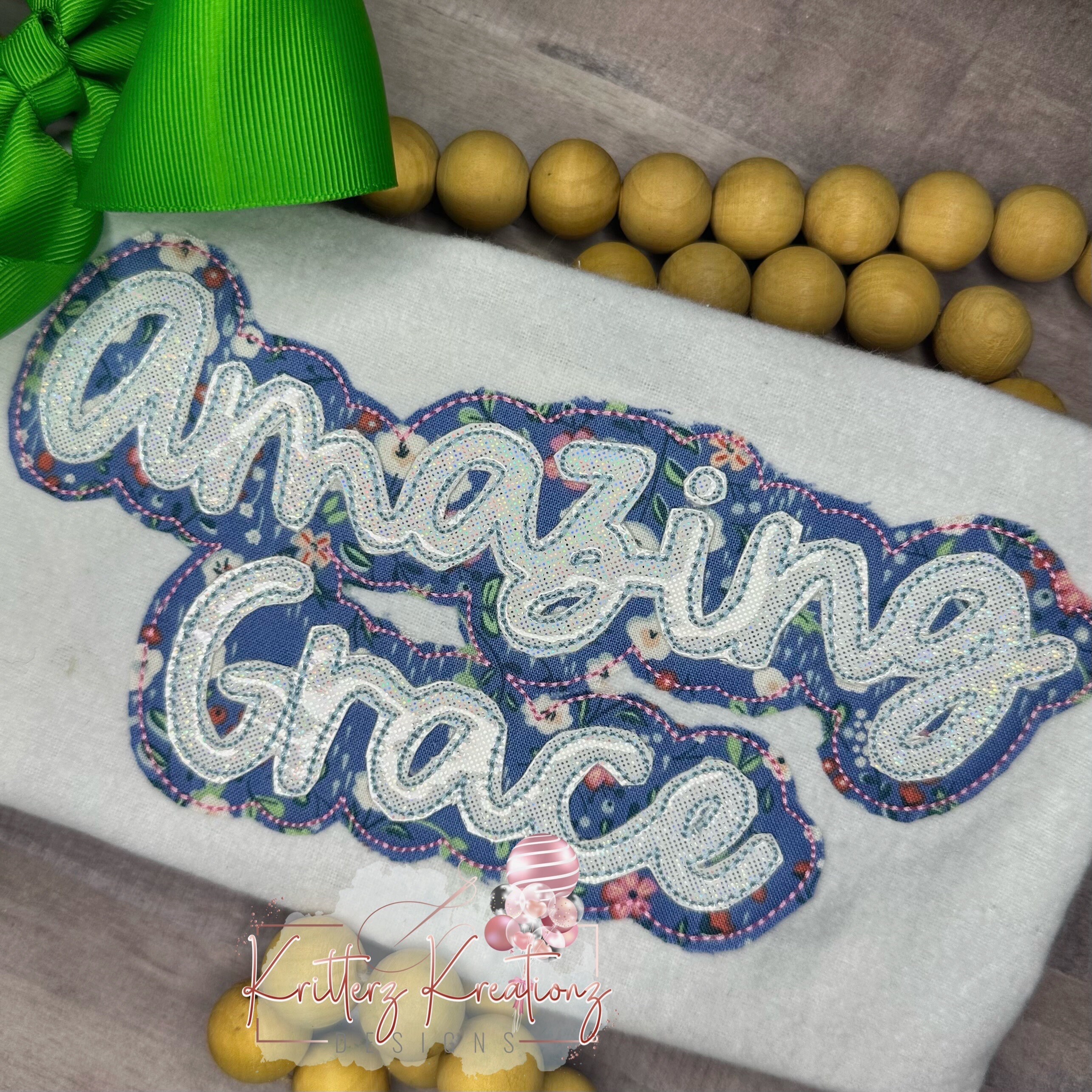 Amazing Grace Double Applique Design. Amazing Grace Offset Applique ...