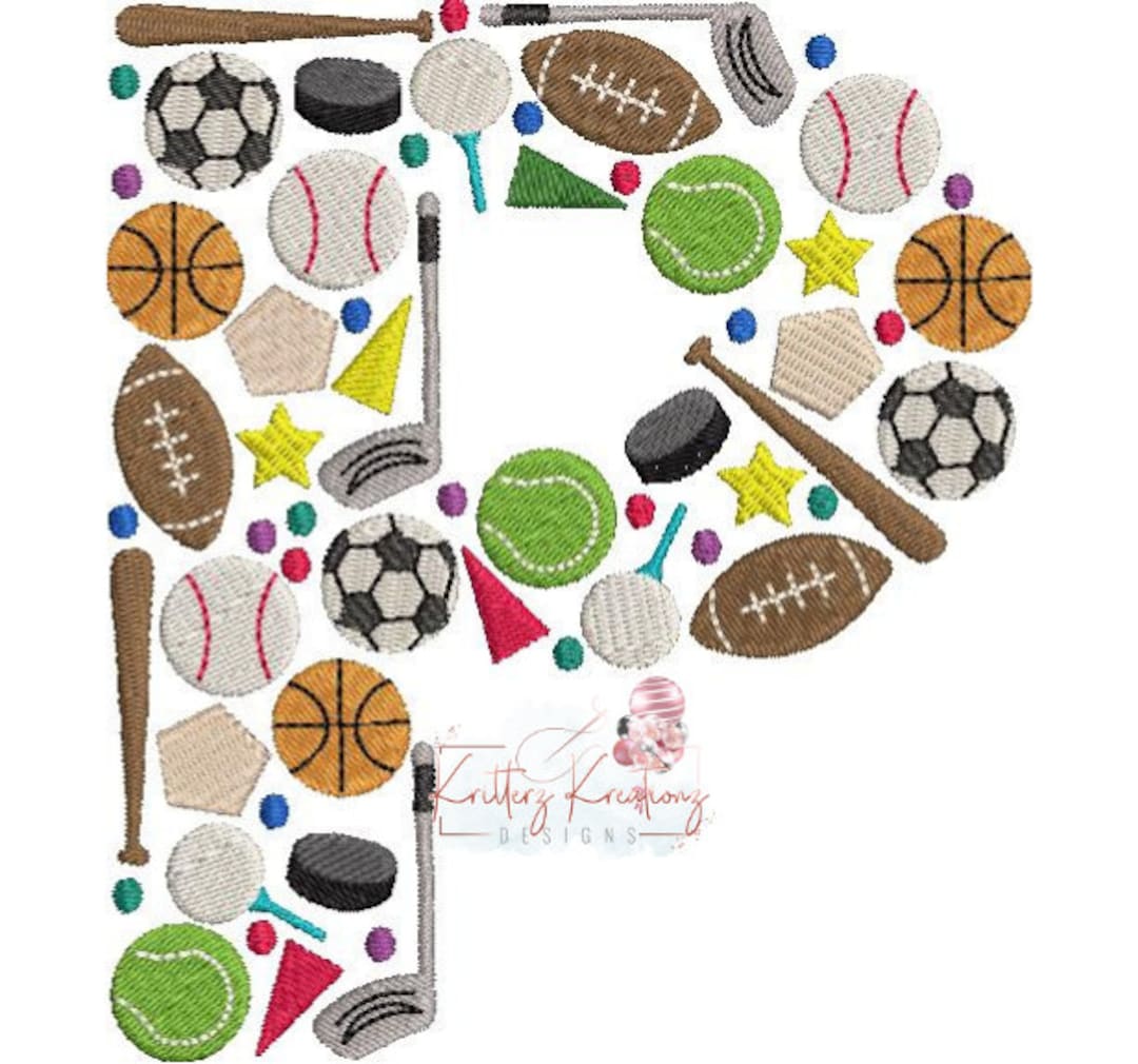 Sports Alphabet. Letter P Sports Balls. Soccer. Baseball. Basketball ...