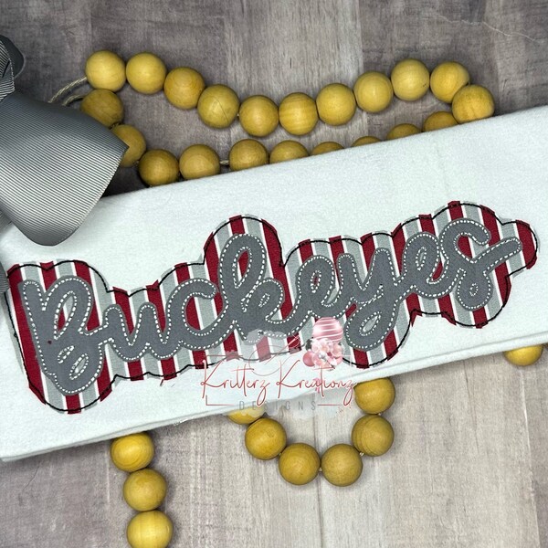 Buckeyes Embroidery - Etsy