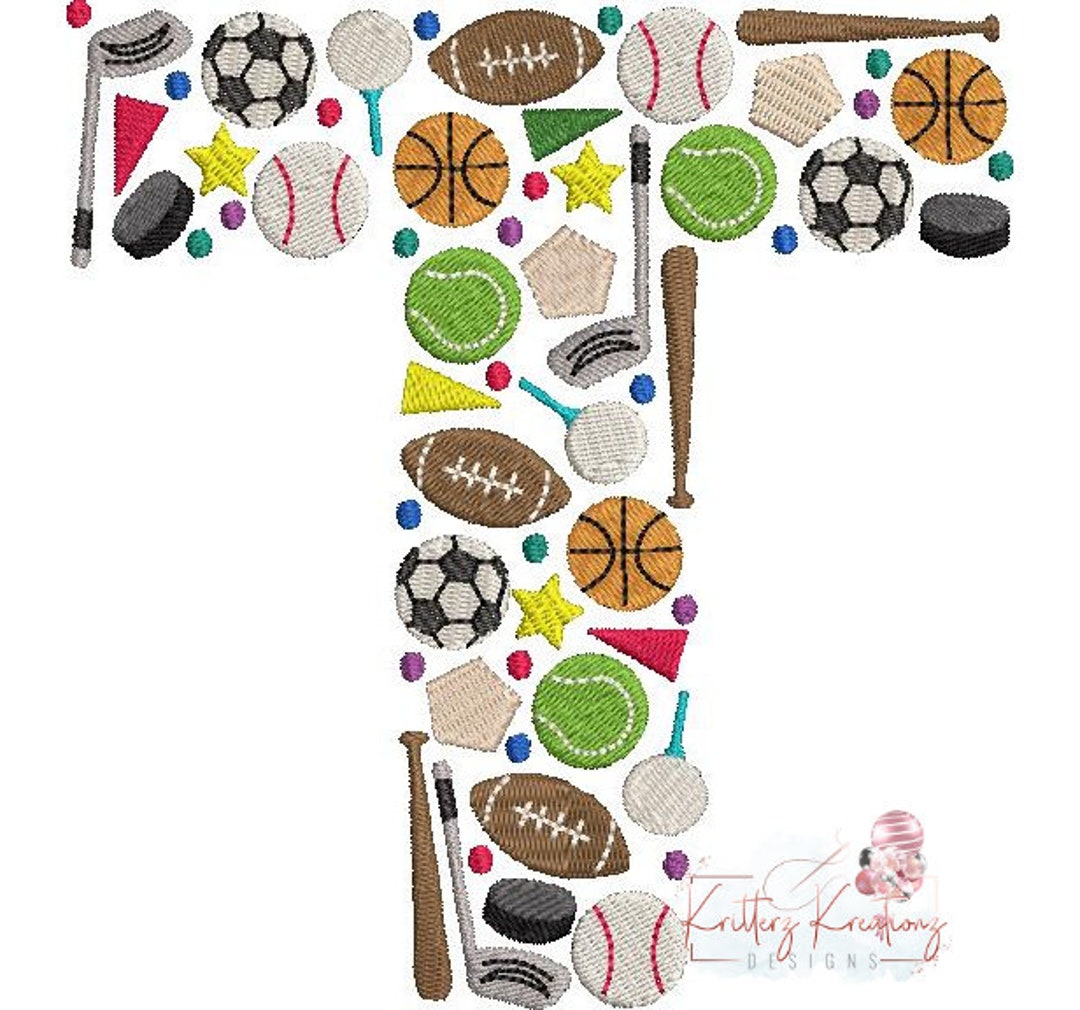 Sports Alphabet. Letter T Sports Balls. Soccer. Baseball. Basketball ...