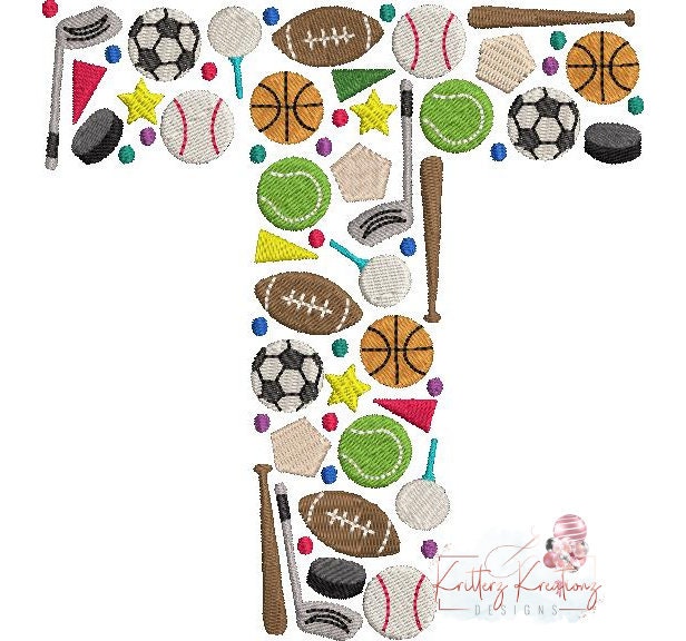 Sports Alphabet. Letter T Sports Balls. Soccer. Baseball. Basketball ...