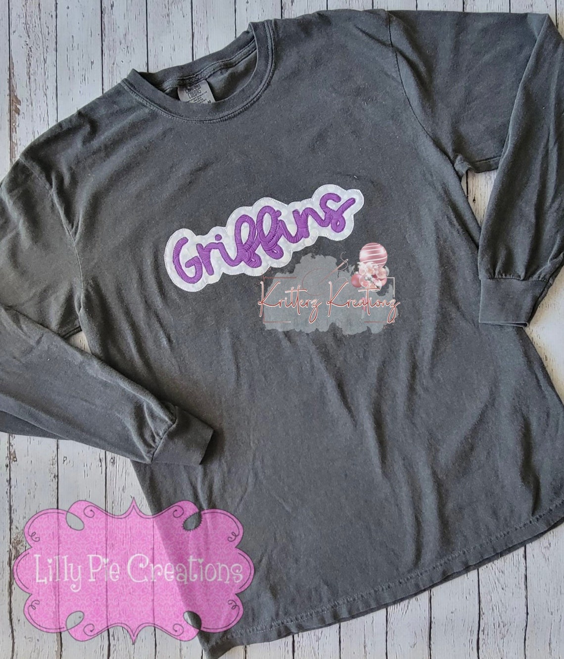 Griffins Double Applique Design. Griffins Offset Applique - Etsy