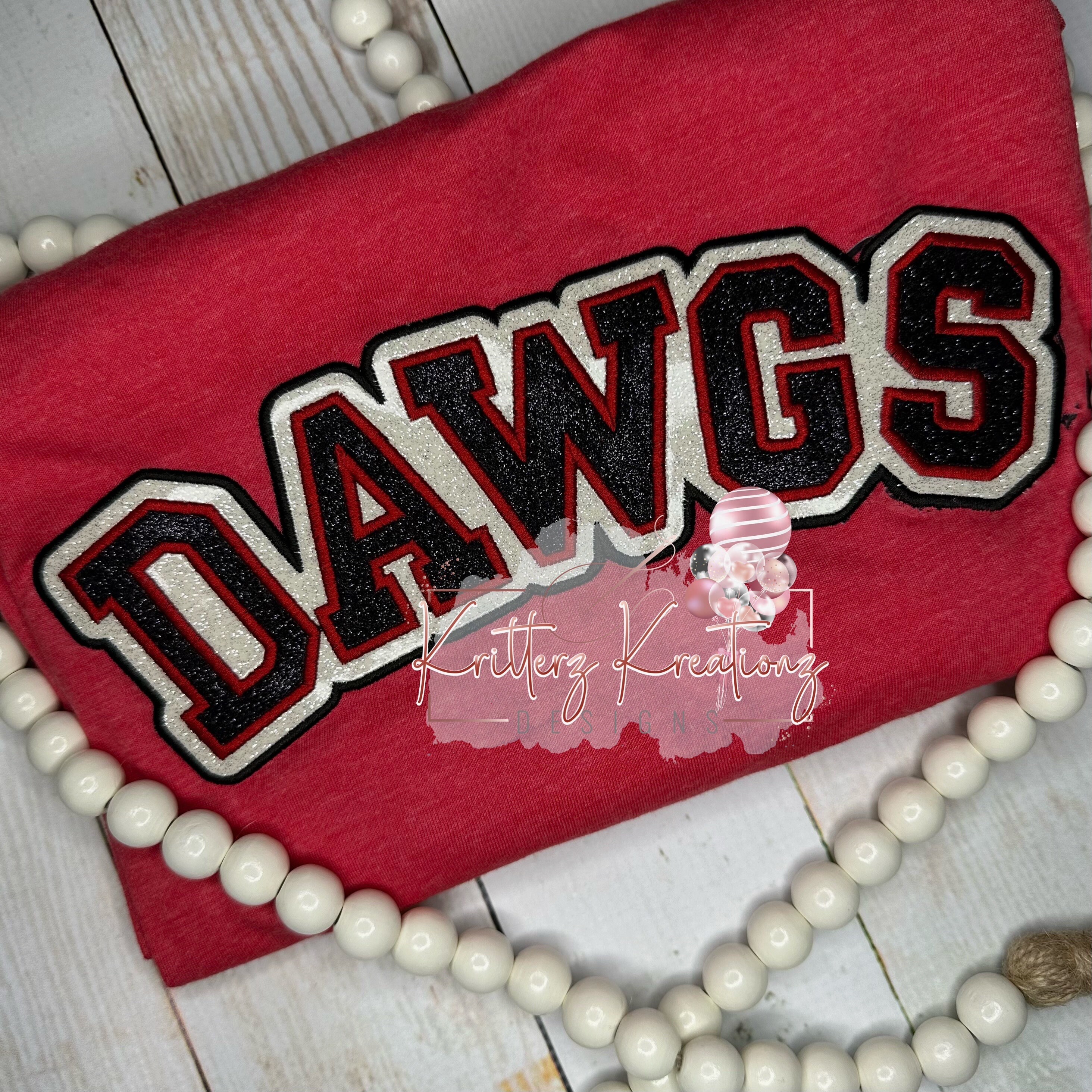 Dawgs Varsity Double Applique Design. Dawgs Varsity Offset Applique ...