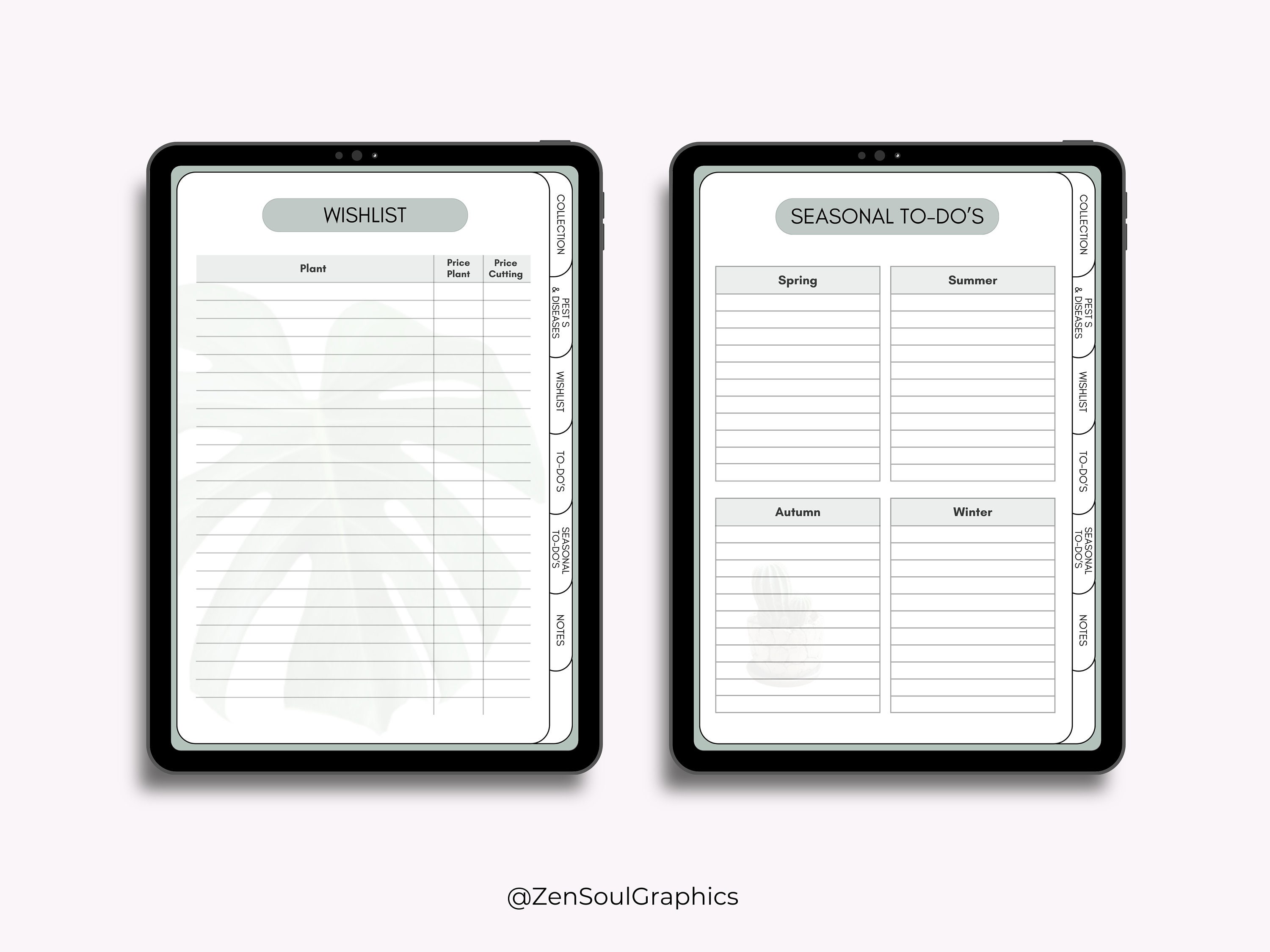Digital Houseplant Journal, Houseplant Care Planner, Plant Journal ...
