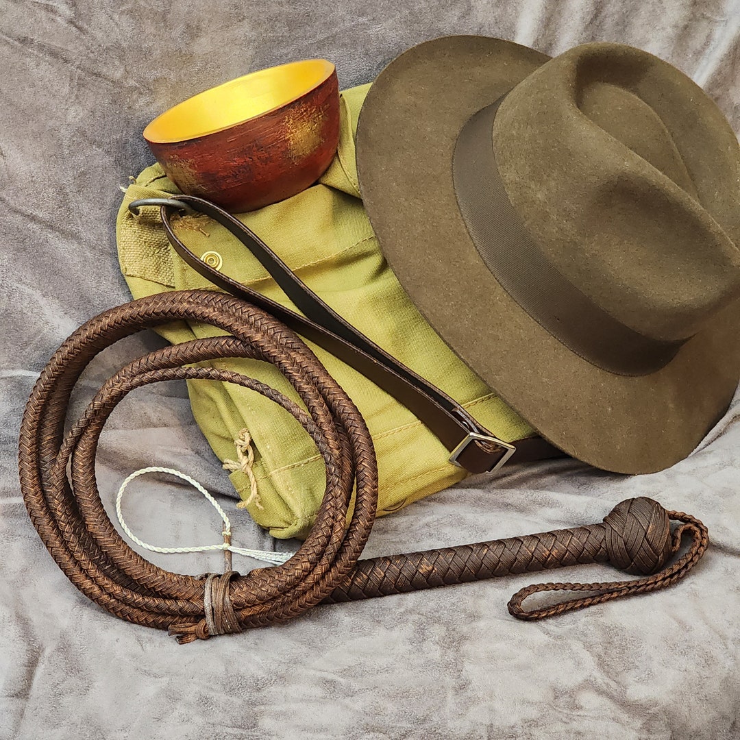 The Explorer a Brown Paracord Bullwhip, Inspired by the Indy Movies. 8 ...