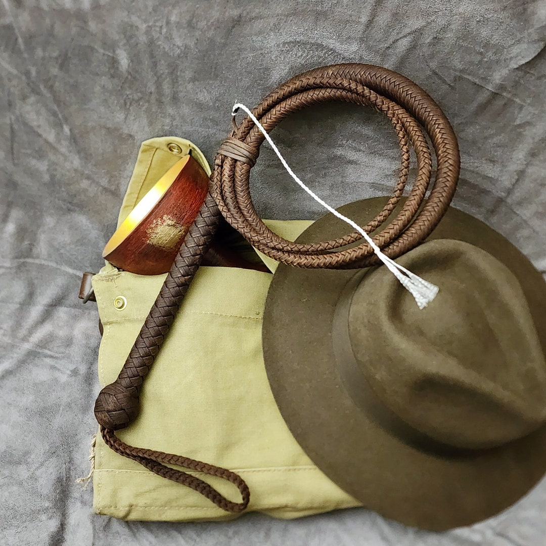 The Explorer in Chocolate Brown. A 6-ft Paracord Bullwhip Inspired by ...