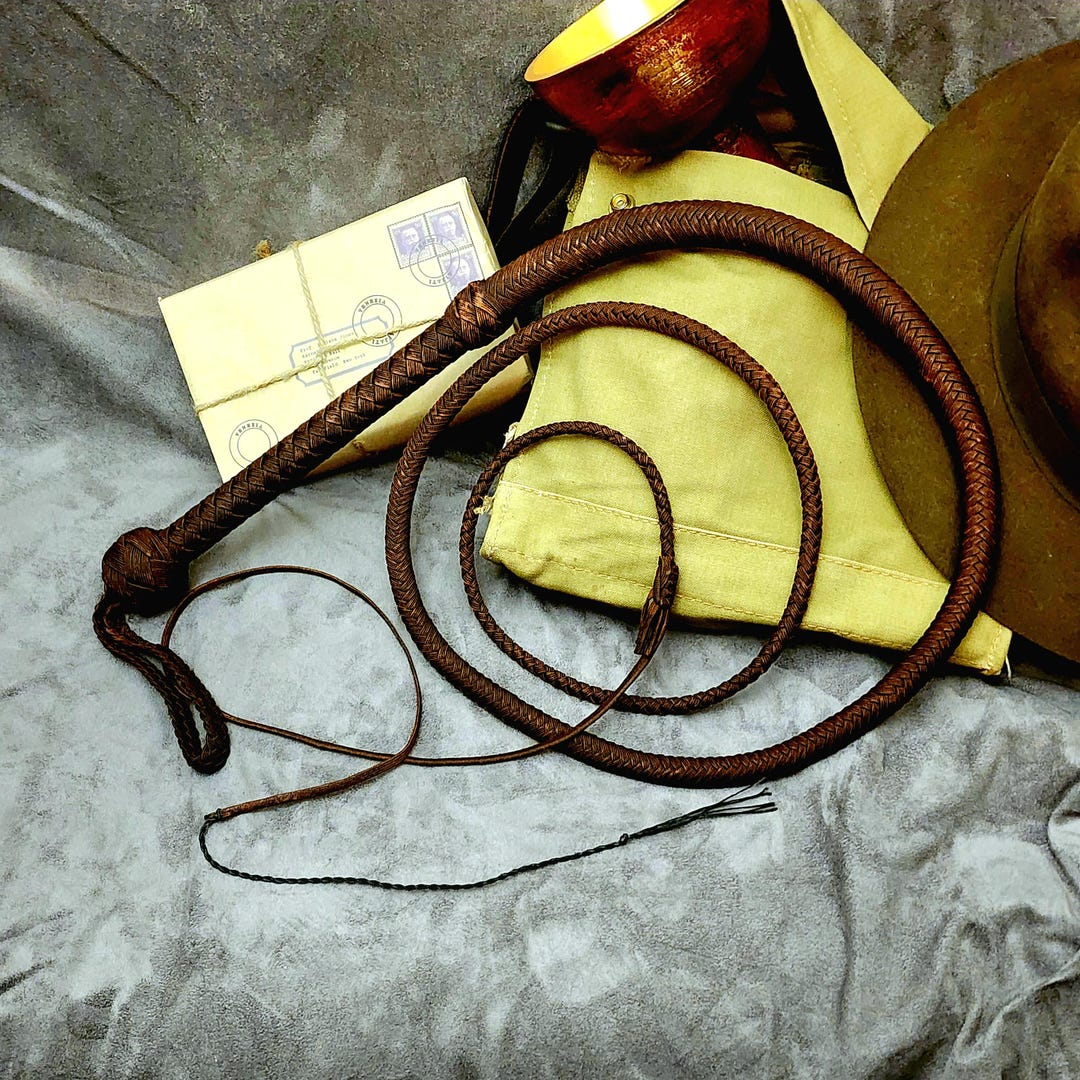 The Explorer in Chocolate Brown. A Paracord Bullwhip Inspired by Indy ...