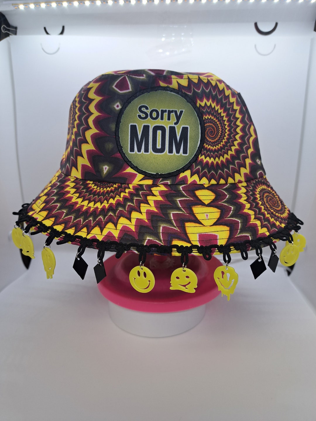 Sorry Mom Patch Bucket Hat / Festival Hat / Rave Hat - With or Without ...