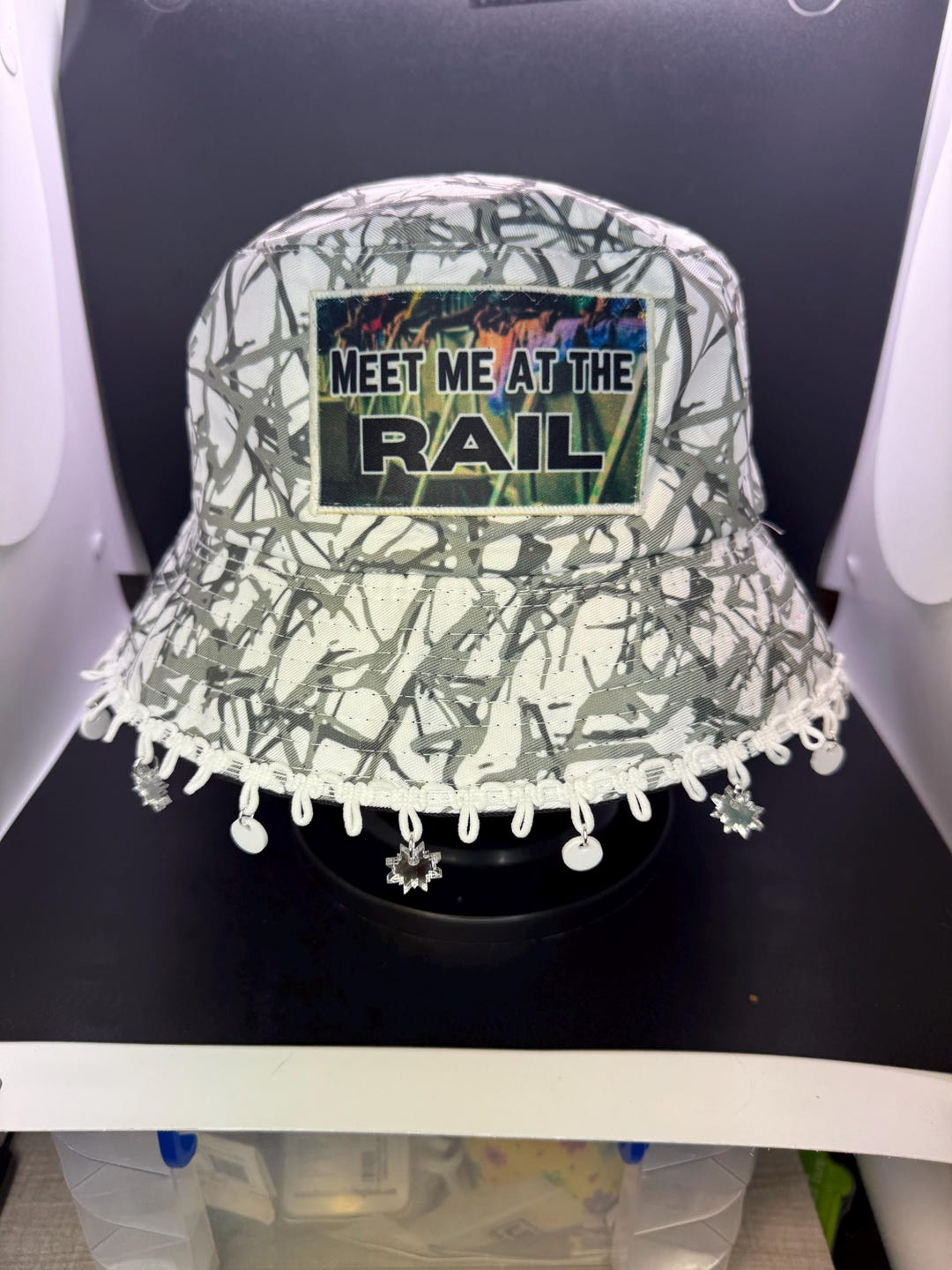 Meet Me at the Rail (option 2) Bucket Hat / Festival Hat / Rave Hat ...