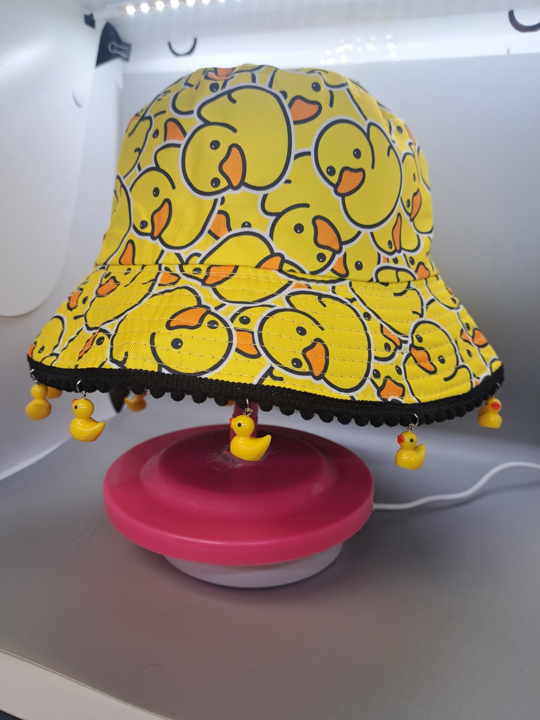 Rubber Duck Bucket Hat / Festival Hat / Rave Hat With Charms - Etsy