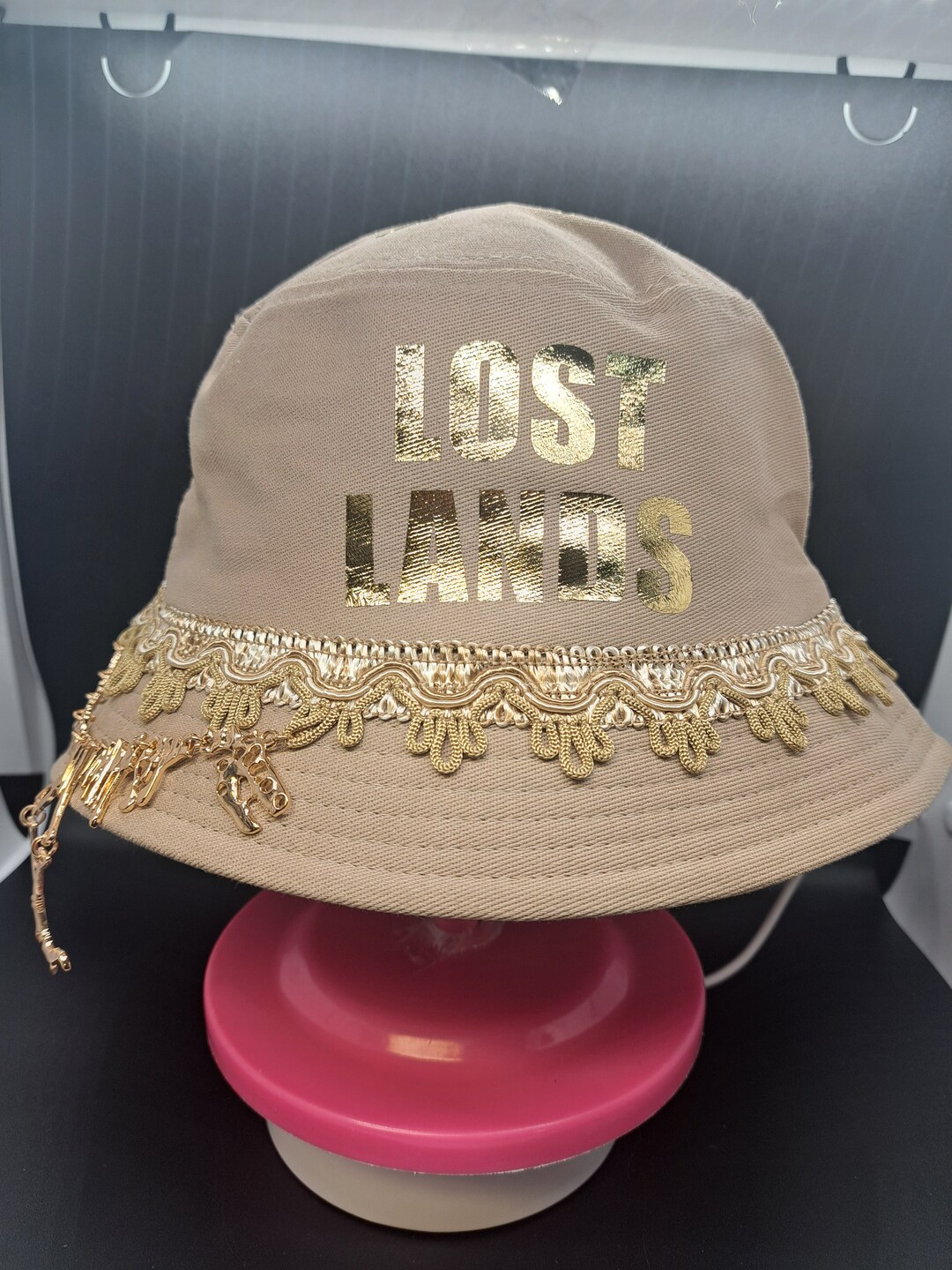 Lost Lands Inspired Bucket Hat With Danging Dino / Festival Hat / Rave ...